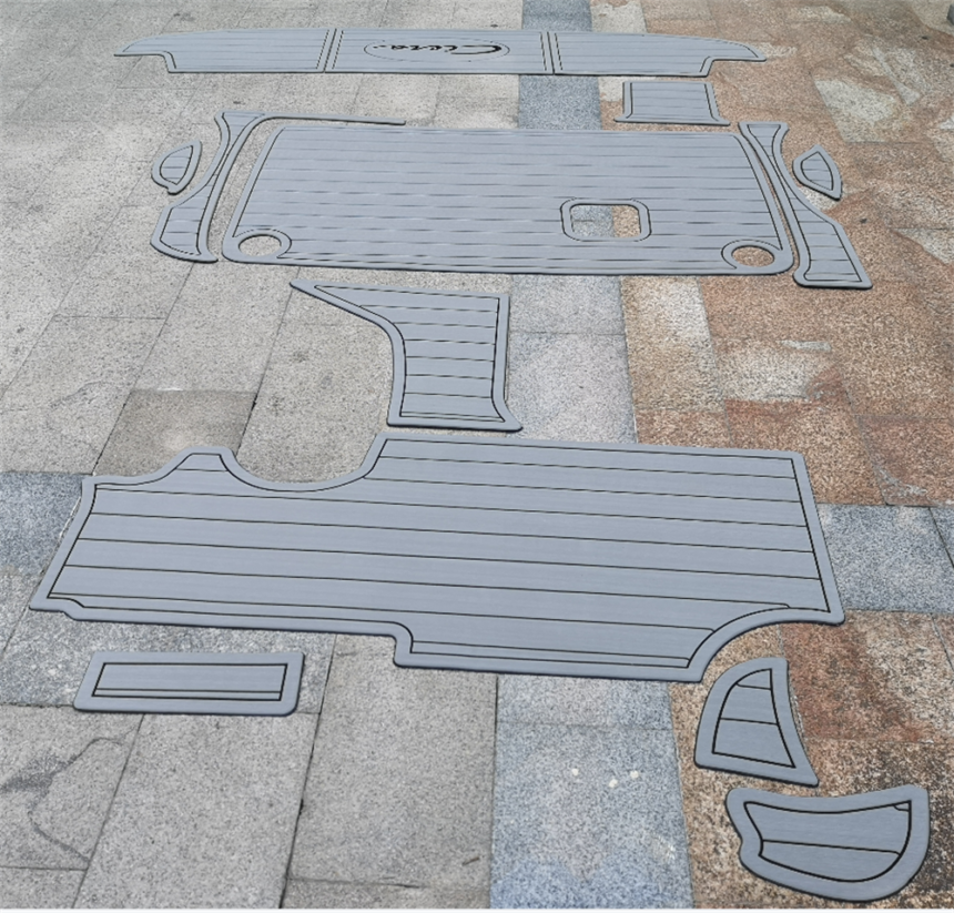 2000 Bayliner 2855 Swim Platform Cockpit Boat EVA Foam Teak Deck Floor ...