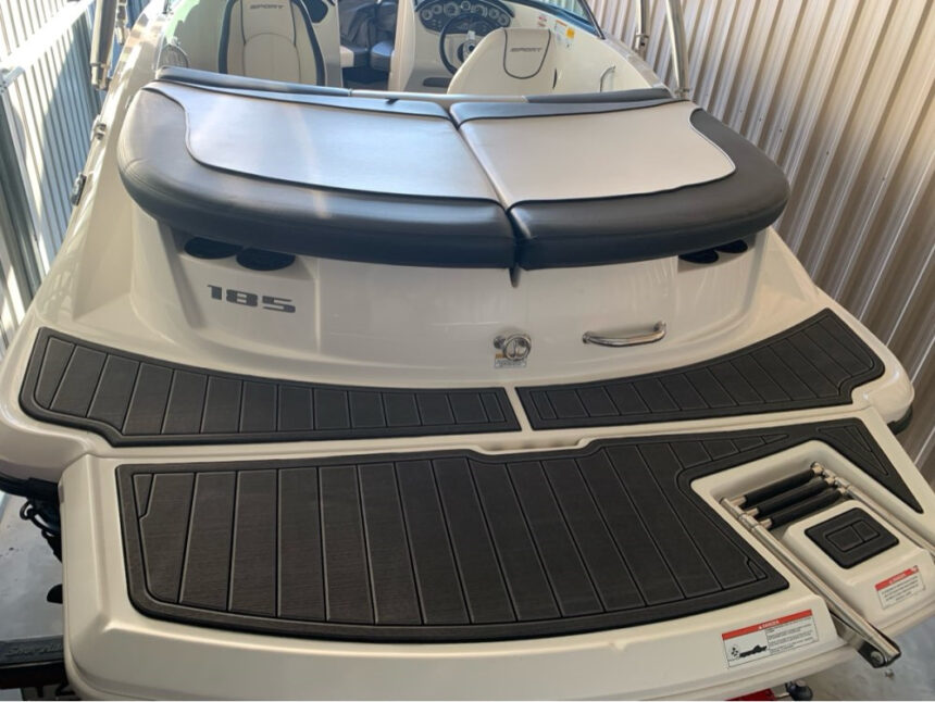 2008-2012 Sea Ray 185 Sport Swim Platform Pad Boat EVA Foam Teak Deck ...