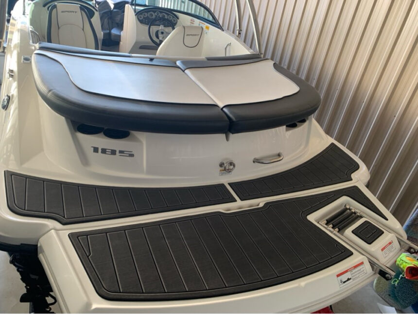 2008-2012 Sea Ray 185 Sport Swim Platform Pad Boat EVA Foam Teak Deck ...