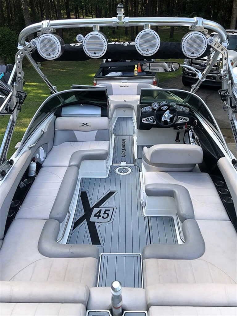 2005-2013 Mastercraft X45 Swim Platform Cockpit Pad Boat EVA Teak Deck ...