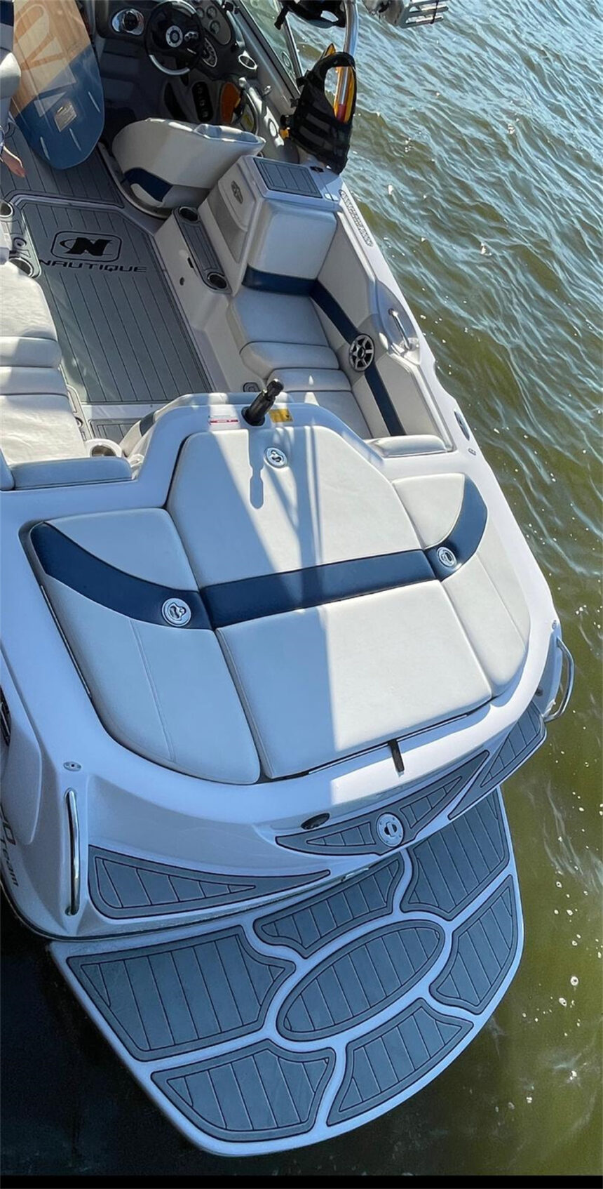 2007 Nautique 220 Swim Platform Cockpit Pad Boat EVA Foam Teak Deck ...
