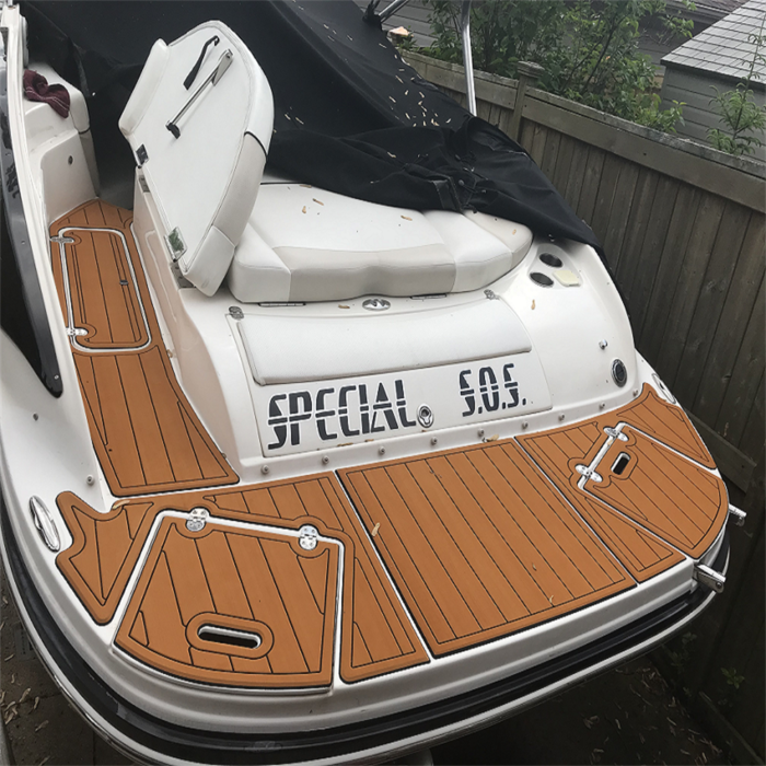 2004 Rinker Fiesta Vee 270 Swim Platform Cockpit Pad Boat EVA Teak ...