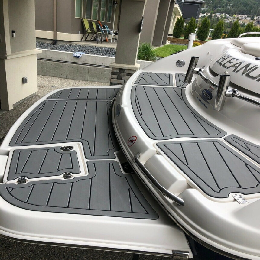 2006 Chaparral 256 SSI Swim Platform Cockpit Boat EVA Foam Teak Floor ...