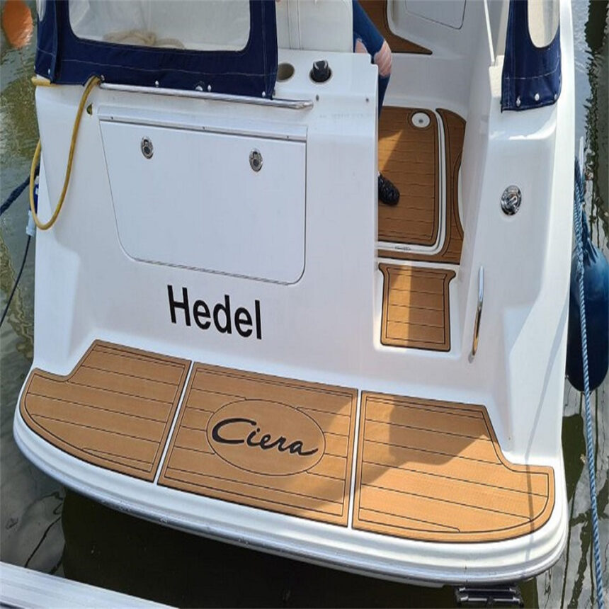 2000 Bayliner 2855 Swim Platform Cockpit Boat EVA Foam Teak Deck Floor ...