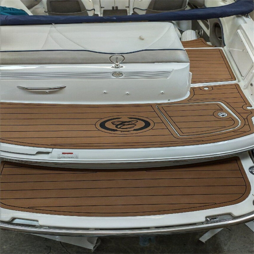 2002 Cobalt 226 Swim Step Platform Pad Boat EVA Foam Faux Teak Deck ...