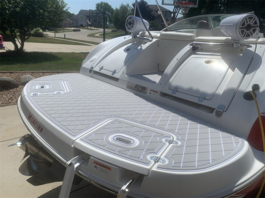 2004 Four Winns 234 Funship Swim Platform Cockpit Boat EVA Foam Teak ...