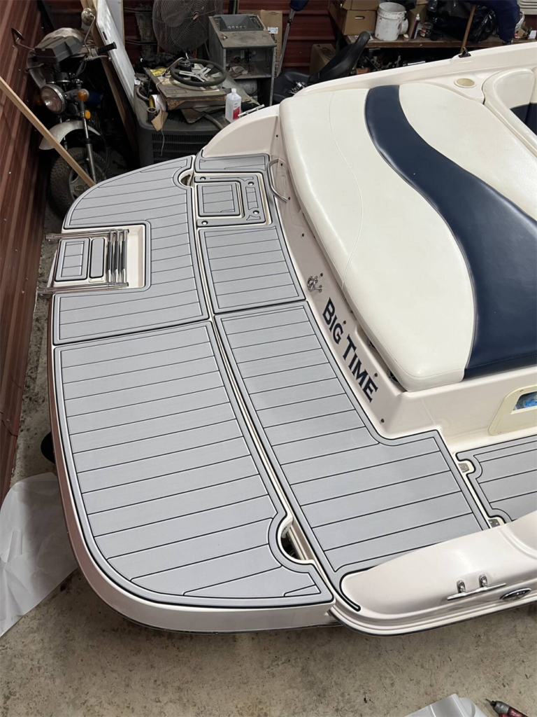 2003 Rinker Captiva 212 Swim Step Cockpit Boat EVA Faux Foam Teak Deck ...