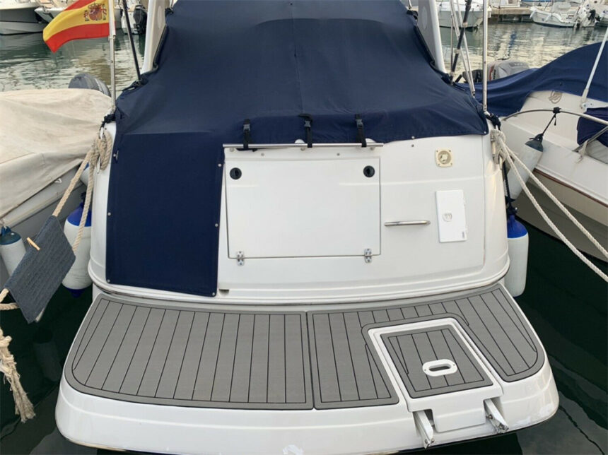 Wellcraft 19 Swim Platform Cockpit Mat Boat EVA Faux Foam Teak Deck ...