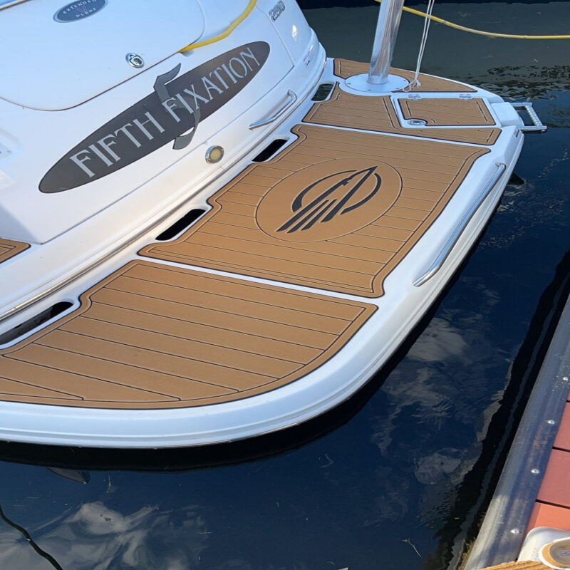 2012 Chaparral 242 Swim Platform Cockpit Boat EVA Foam Teak Deck Floor ...