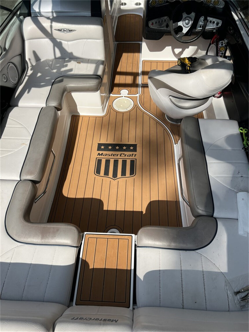 2006-2010 Mastercraft X30 Cockpit Pad Boat EVA Foam Faux Teak Deck ...