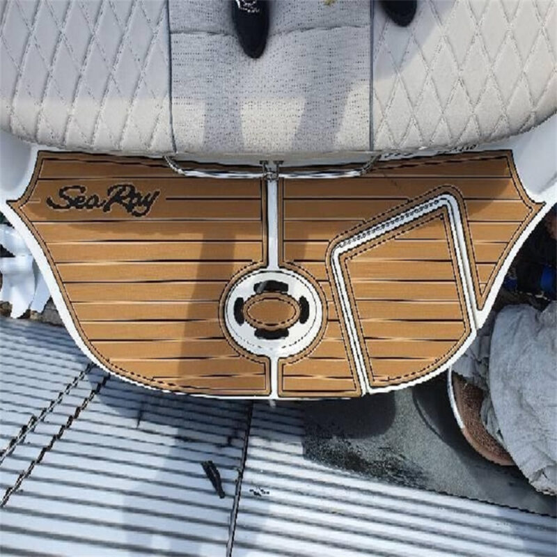 1999 Sea Ray Sundeck Swim Platform Cockpit Pad Boat EVA Foam Teak Deck ...