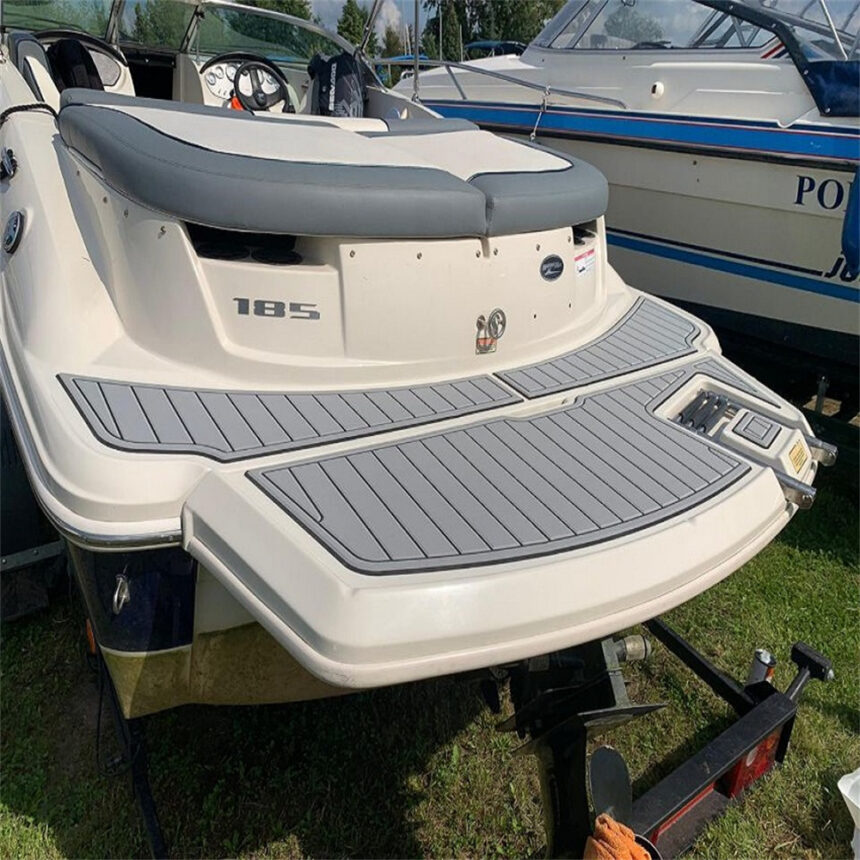 2005 Sea Ray Sundancer 340 Swim Platform Cockpit Pad Boat EVA Foam Teak ...