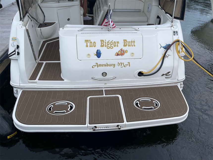 1999 Sea Ray Sundeck Swim Platform Cockpit Pad Boat EVA Foam Teak Deck ...