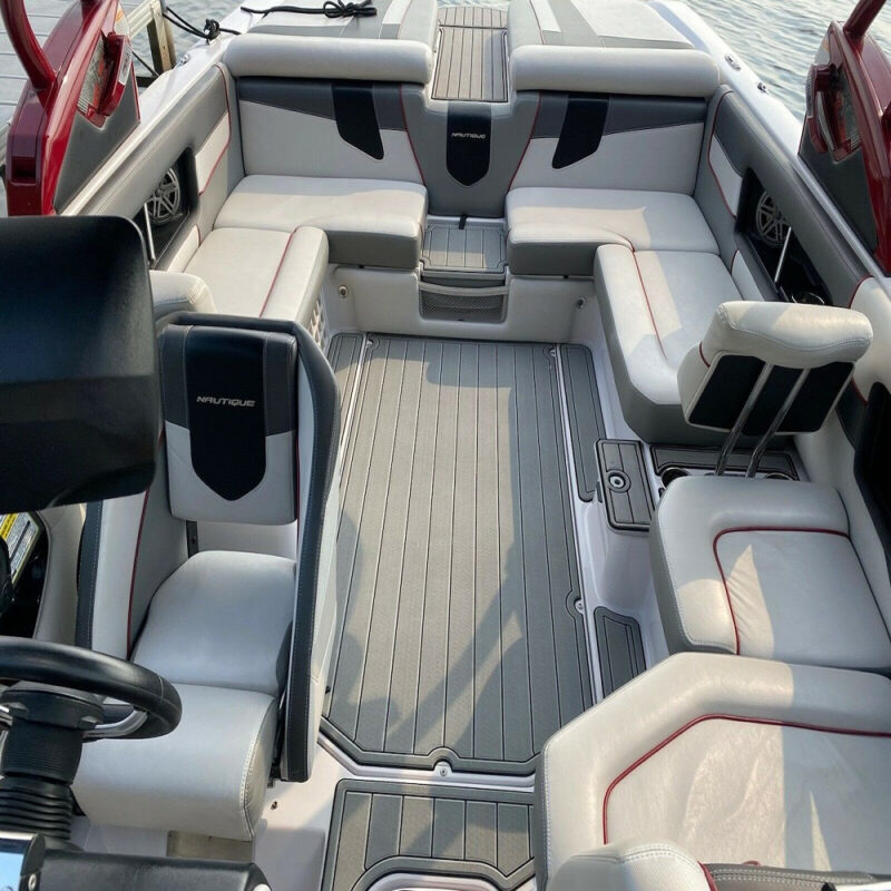 2007 Nautique 210 Swim Platform Cockpit Pad Boat EVA Foam Teak Deck ...