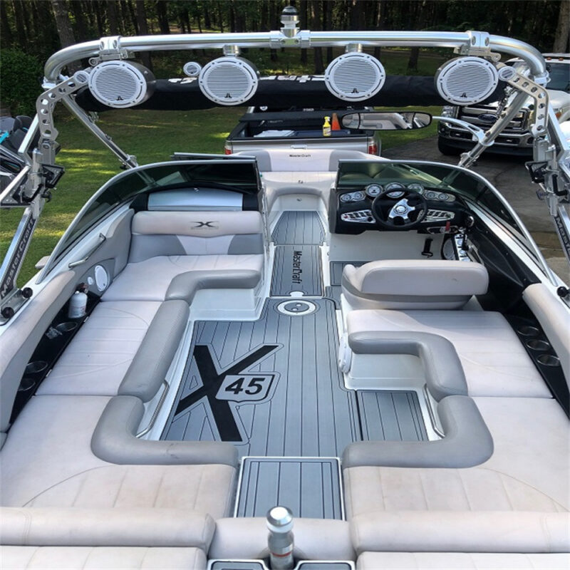 2019 Mastercraft X24 Cockpit Pad Boat EVA Foam Faux Teak Deck Floor Mat ...