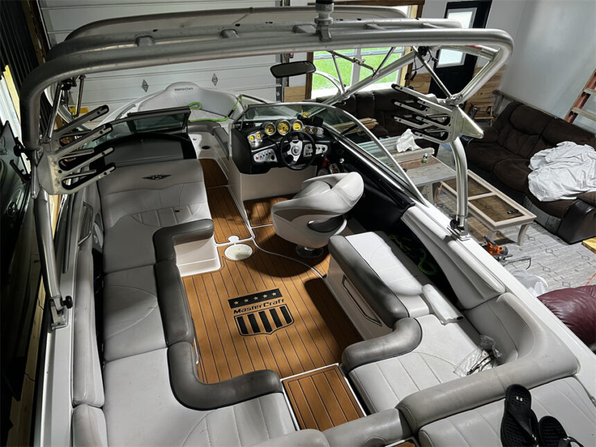 2006-2010 Mastercraft X30 Cockpit Pad Boat EVA Foam Faux Teak Deck ...