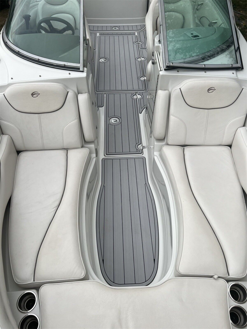 2007 Crownline 240EX Swim Platform Cockpit Pad Boat EVA Teak Deck ...