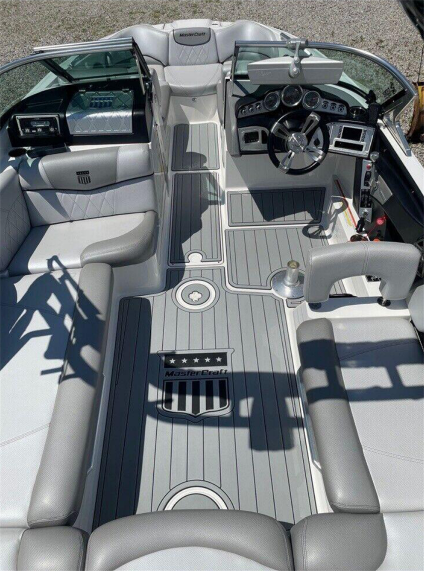 2019 Mastercraft X24 Cockpit Pad Boat EVA Foam Faux Teak Deck Floor Mat ...