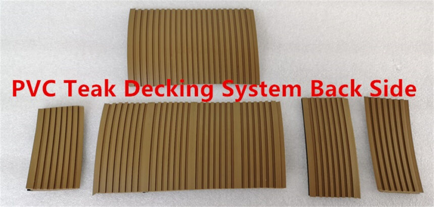 Boat Marine Yacht Synthetic PVC Teak Deck Decking Flooring with Black ...