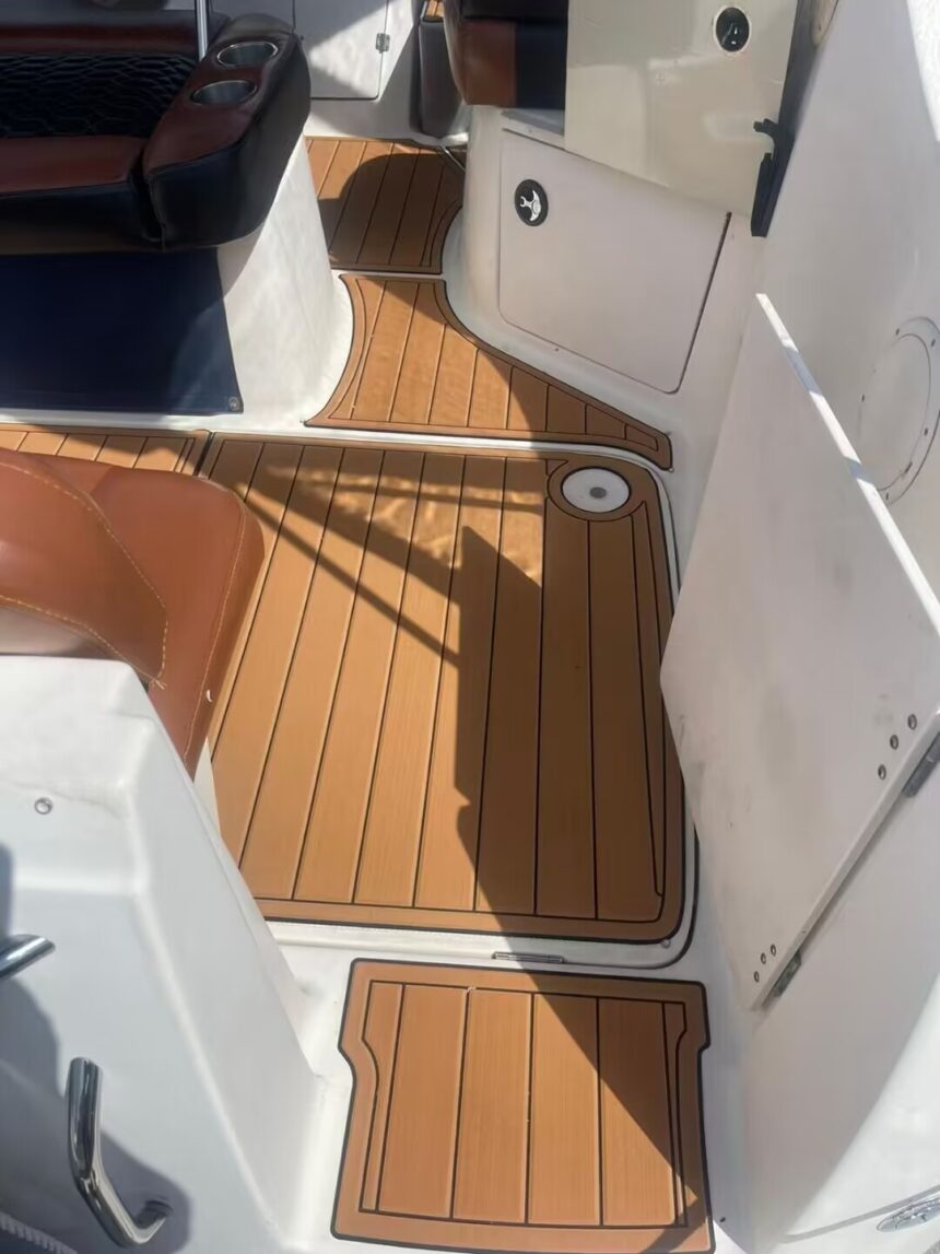 2003 Bayliner 245 SB Swim Platform Cockpit Bow Pad Boat EVA Teak Deck ...