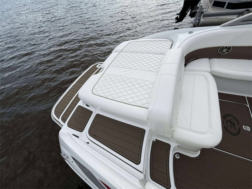 2008 Cobalt 222 Swim Platform Cockpit Pad Boat EVA Foam Teak Deck Floor ...