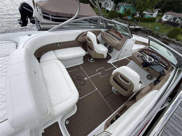 2008 Cobalt 222 Swim Platform Cockpit Pad Boat EVA Foam Teak Deck Floor ...